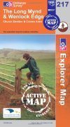 Ordnance Survey Explorer Active Map 217- The Long Mynd and Wenlock Edge ...